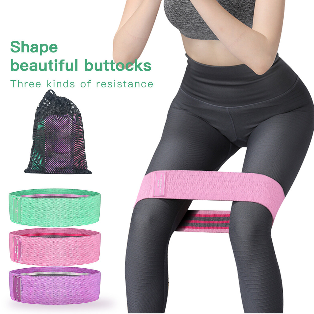 3pcs Squat Resistance Bands Glute Loop Hip Loop Squat Glute Loop ...