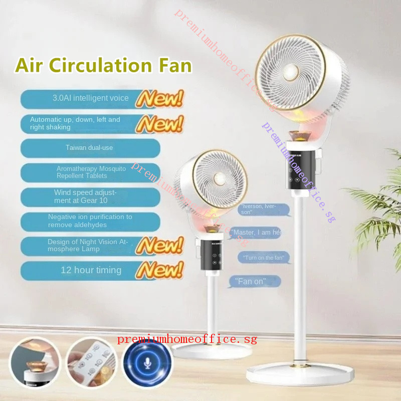 Air Circulation Fan Oscillating Table Vertical Floor Standing Air ...