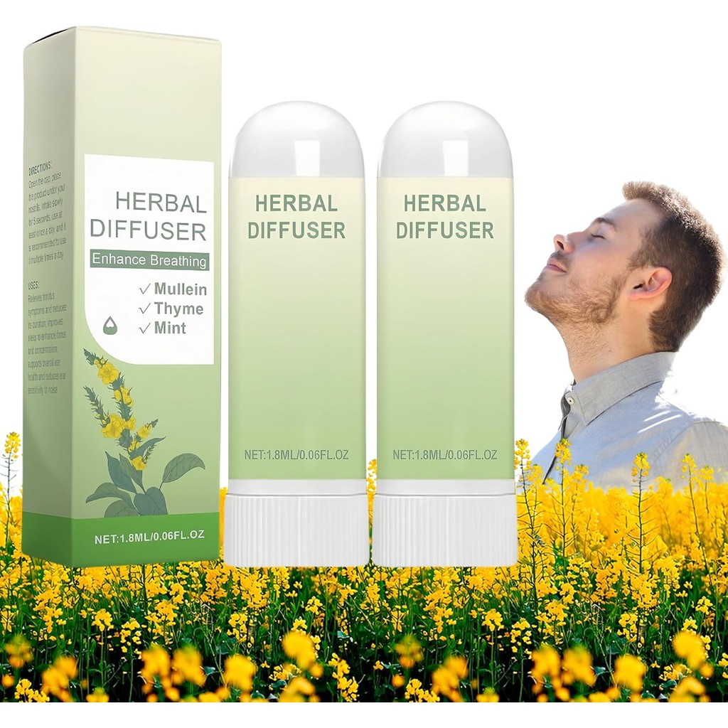 Herbal Diffuser Pen with Extracts of Mullein for Lung Cleansing ...