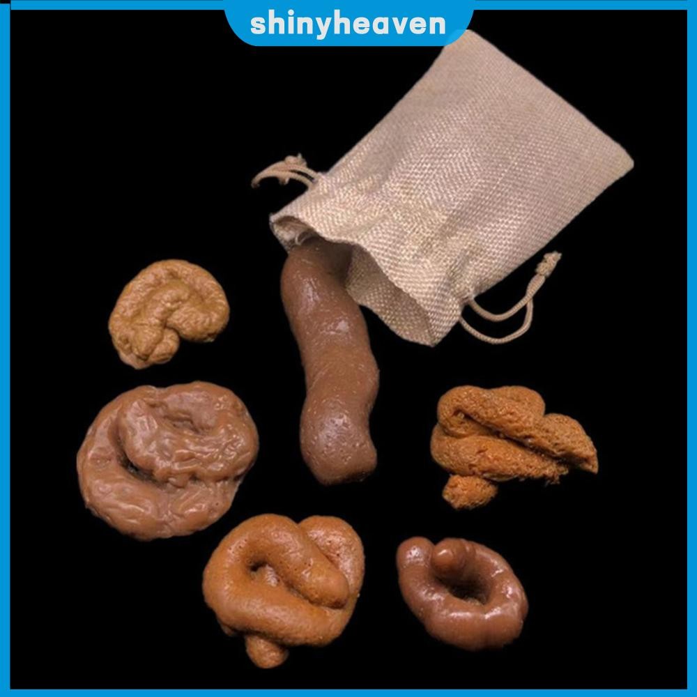 6Pcs/Set Soft Poop Simulation Poop Poop Toys Funny Toy Simulation Poop ...
