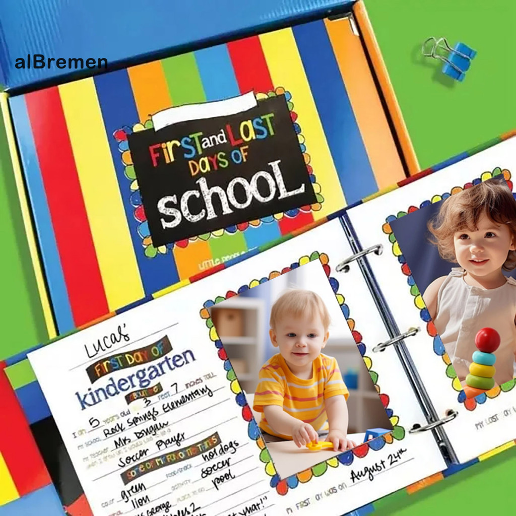(New) First and Last Day of School Scrapbook Children School Milestones ...