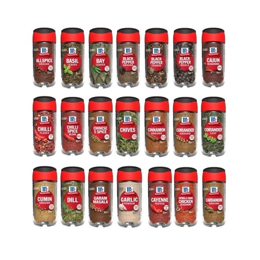 McCormick Assorted Herbs & Spices - Garlic Powder / Rosemary / Parsley ...