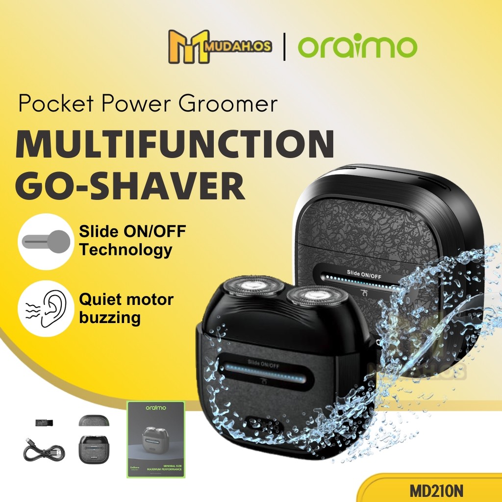 ORAIMO Portable Shaver Machine Mini Electric Shaver With 2 Floating ...