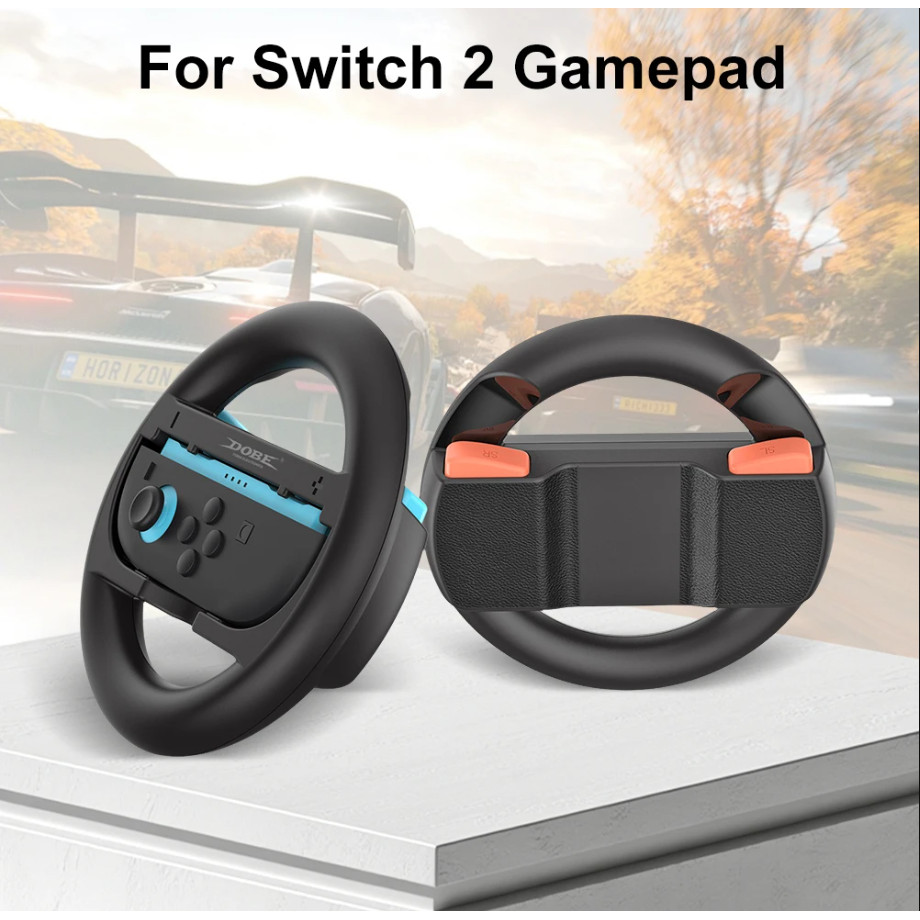 2 Pcs/Set Racing Steering Wheels for Switch 2 JoyCon Controller ...