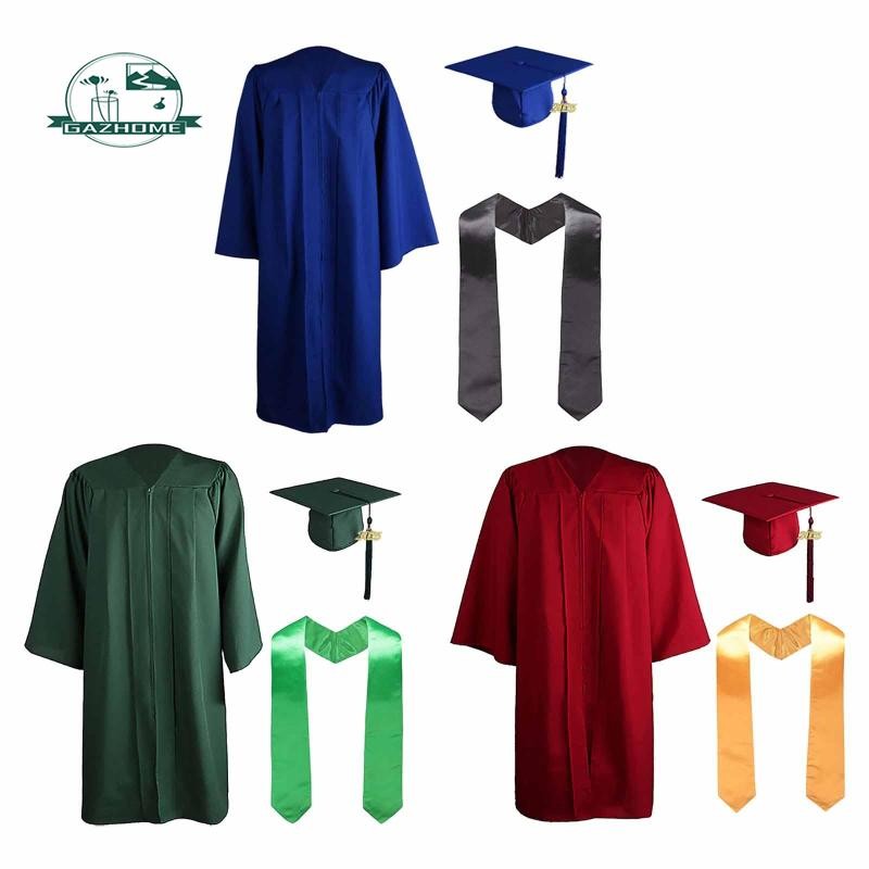 [Garende] Graduation Gown Cap Set Graduation Attire for Club High ...