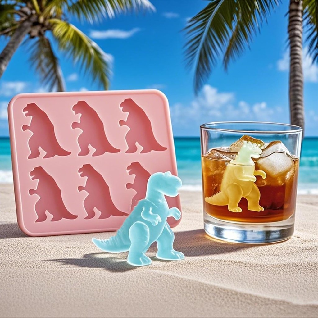 Creative 3D Printed Godzilla-Shaped Ice Mold, Monster Ice Mold ...