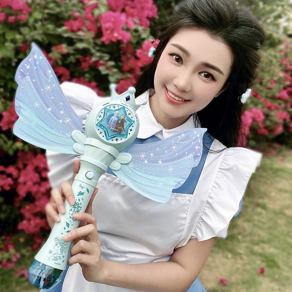 Elsa Bubble Machine Princess Children's Bubble Blower Electric ...