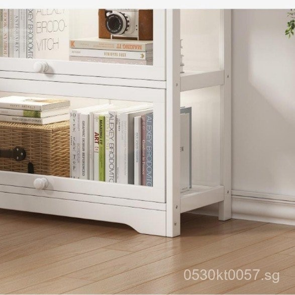 Transparent Cabinet Door Living Room Glass Storage Cabinet Floor ...