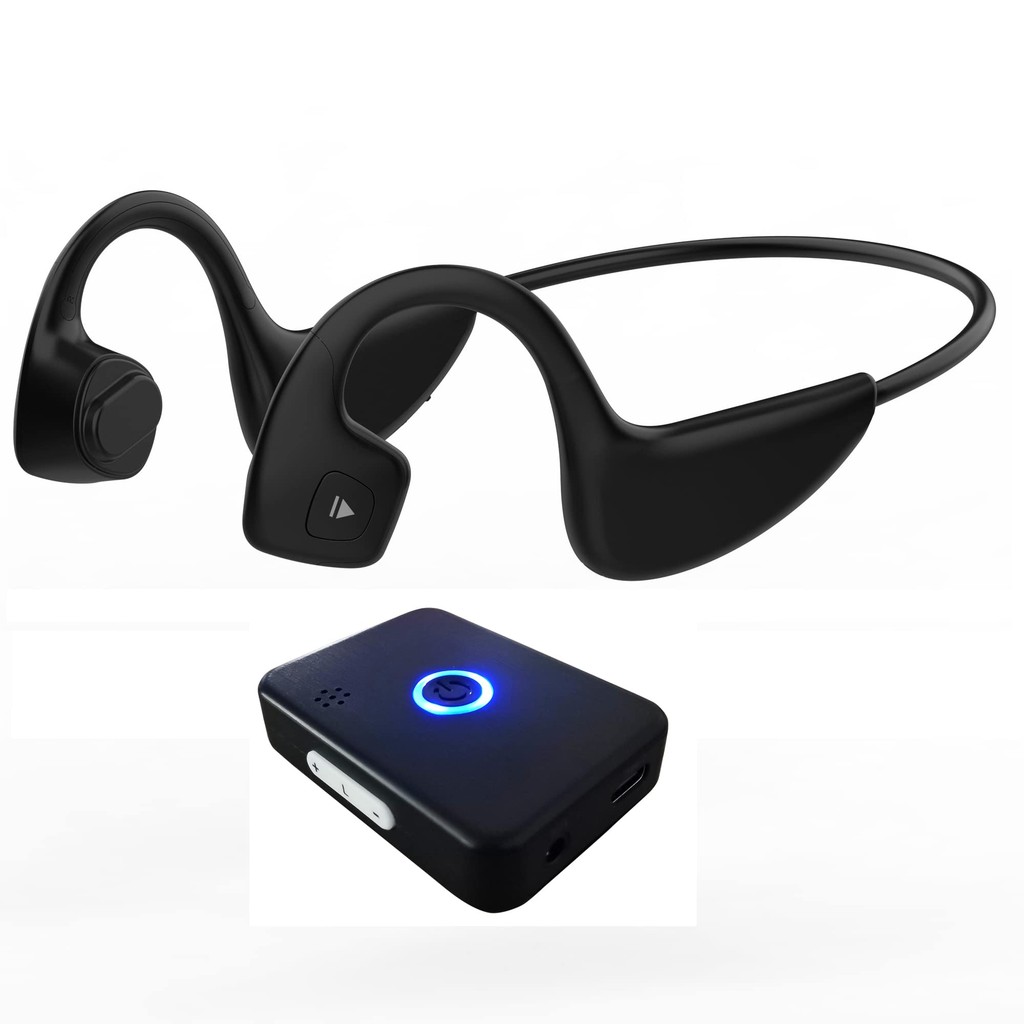 Bone conduction hearing aid, wireless earphones, for conversation and ...