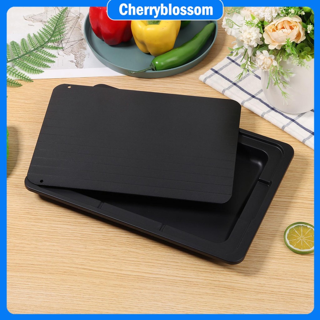 Aluminum Defrost Tray 295x205x2mm Rapid Thawing Plate with Drip Tray ...