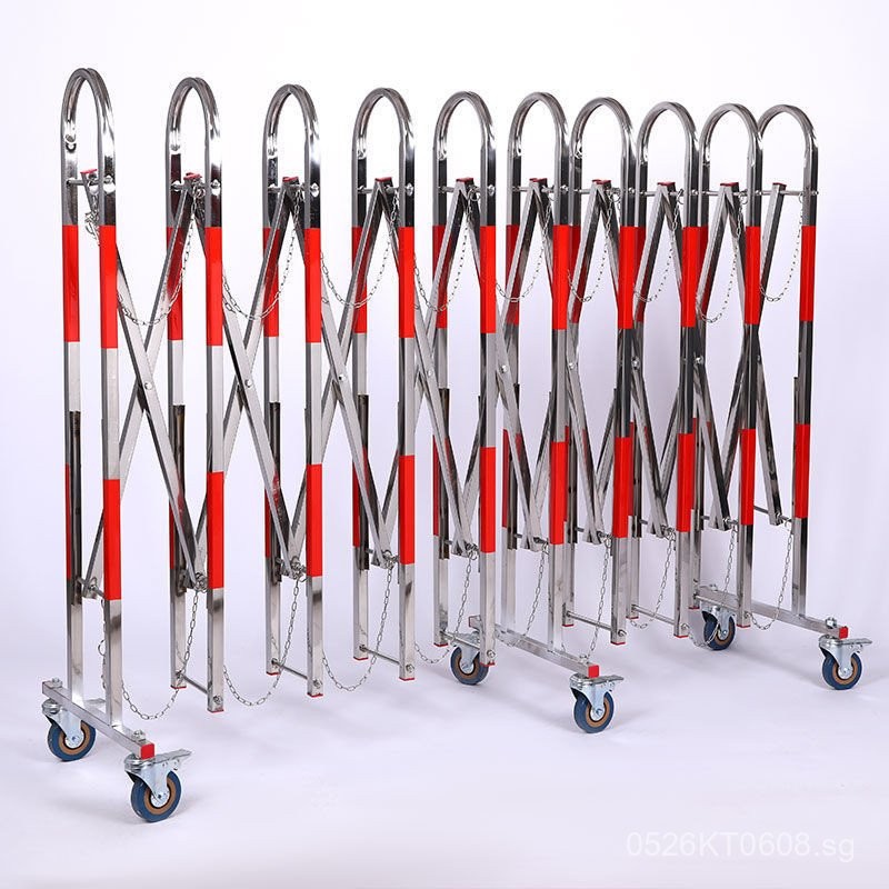 Complete Set of Fence Partition Retractable Stainless Steel Manual ...