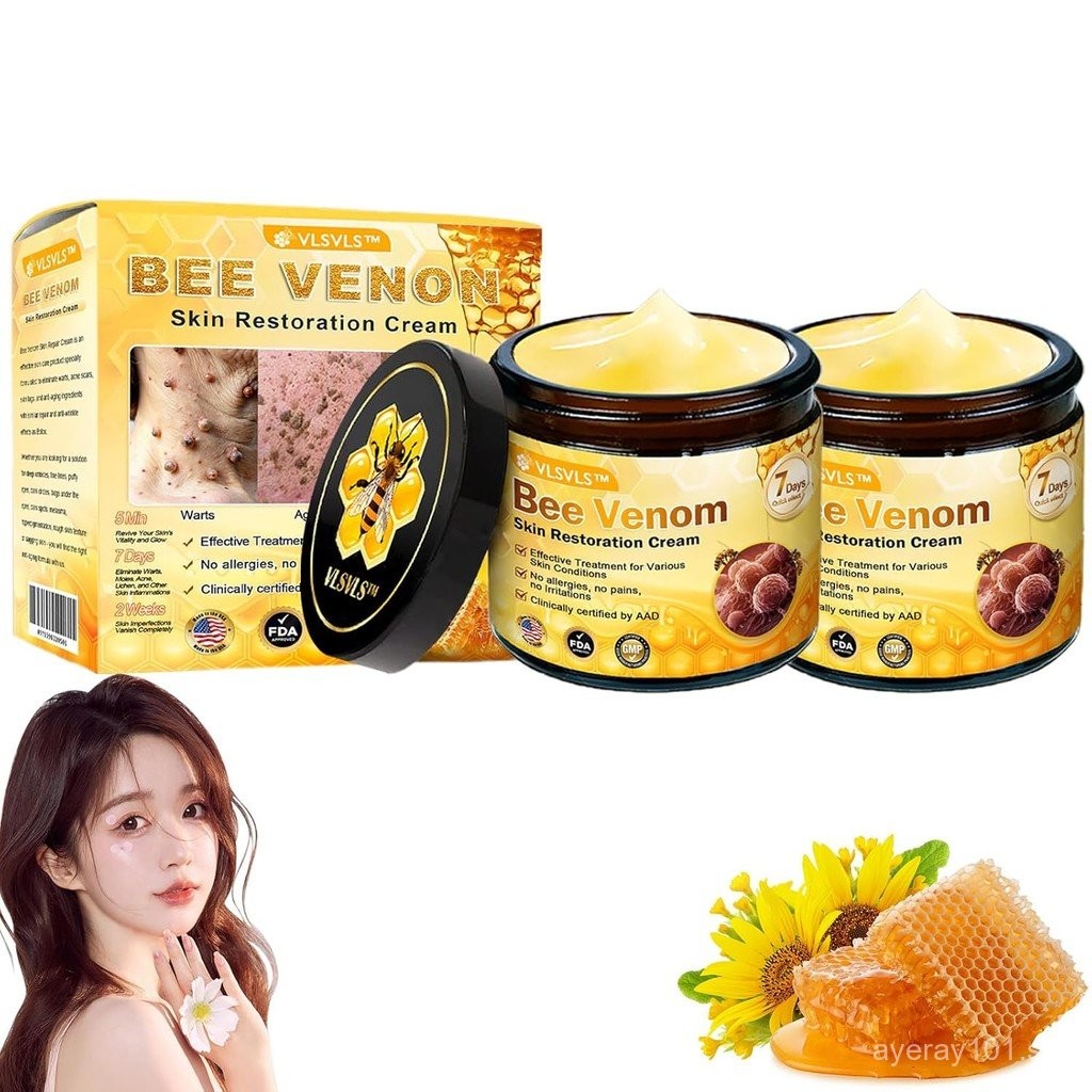 VLSVLS Bee Venom Skin Restoration Cream, Professional Bee Venom Skin ...