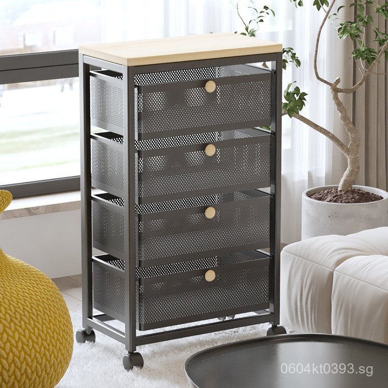 Drawer-Type Snack File Trolley Document Storage Rack Floor Storage ...