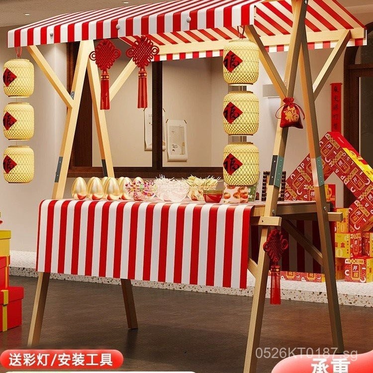 Foldable Outdoor Canopy Display Stand Market Stall Table Mobile Solid ...