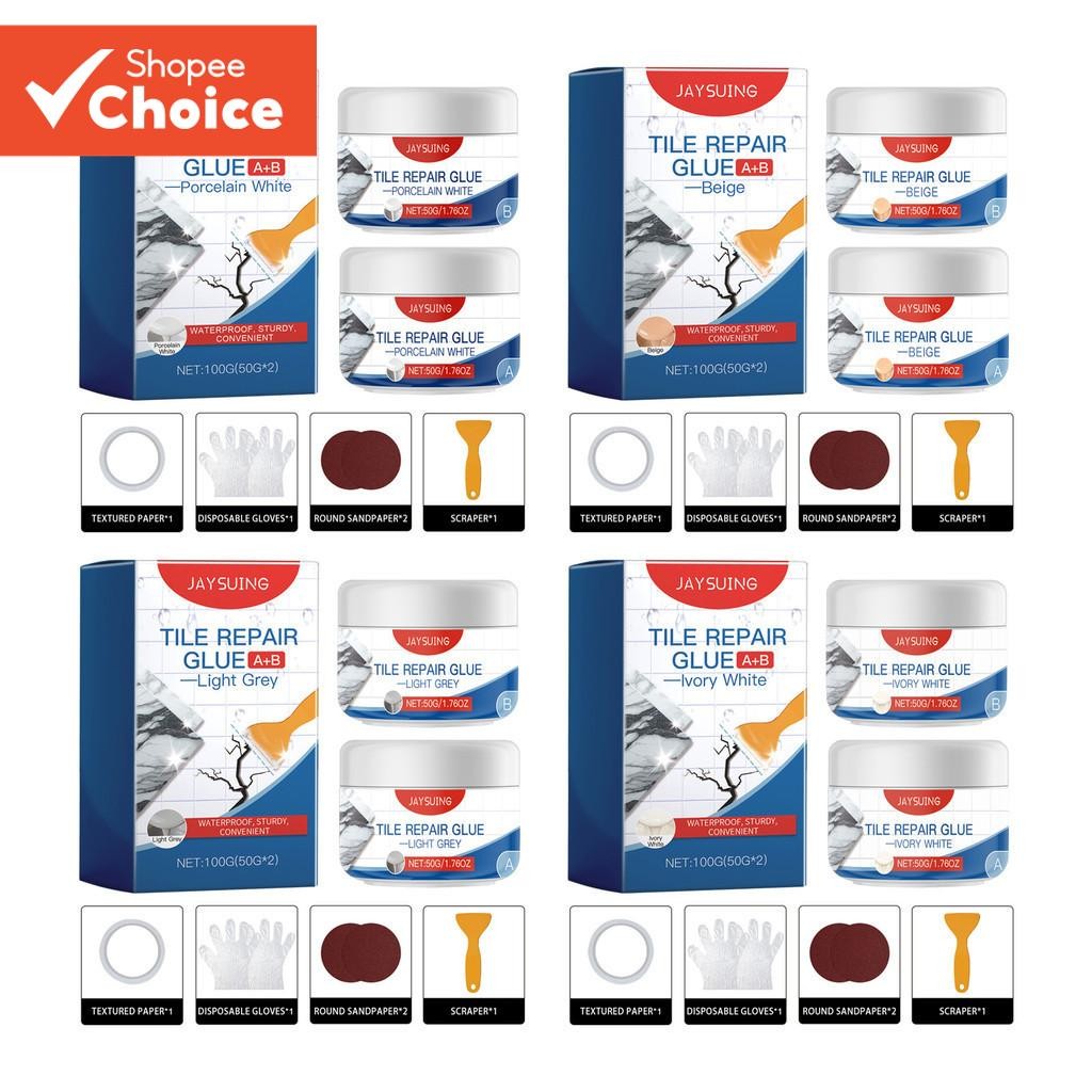 JAYSUING Tile Repair Adhesive Living Room Bathroom Wall Tile Leakage ...