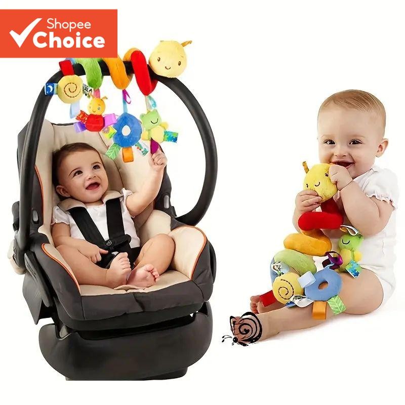 Rattle Around Baby Stroller Lathe Children's Activity Plush Toy, Can Be ...