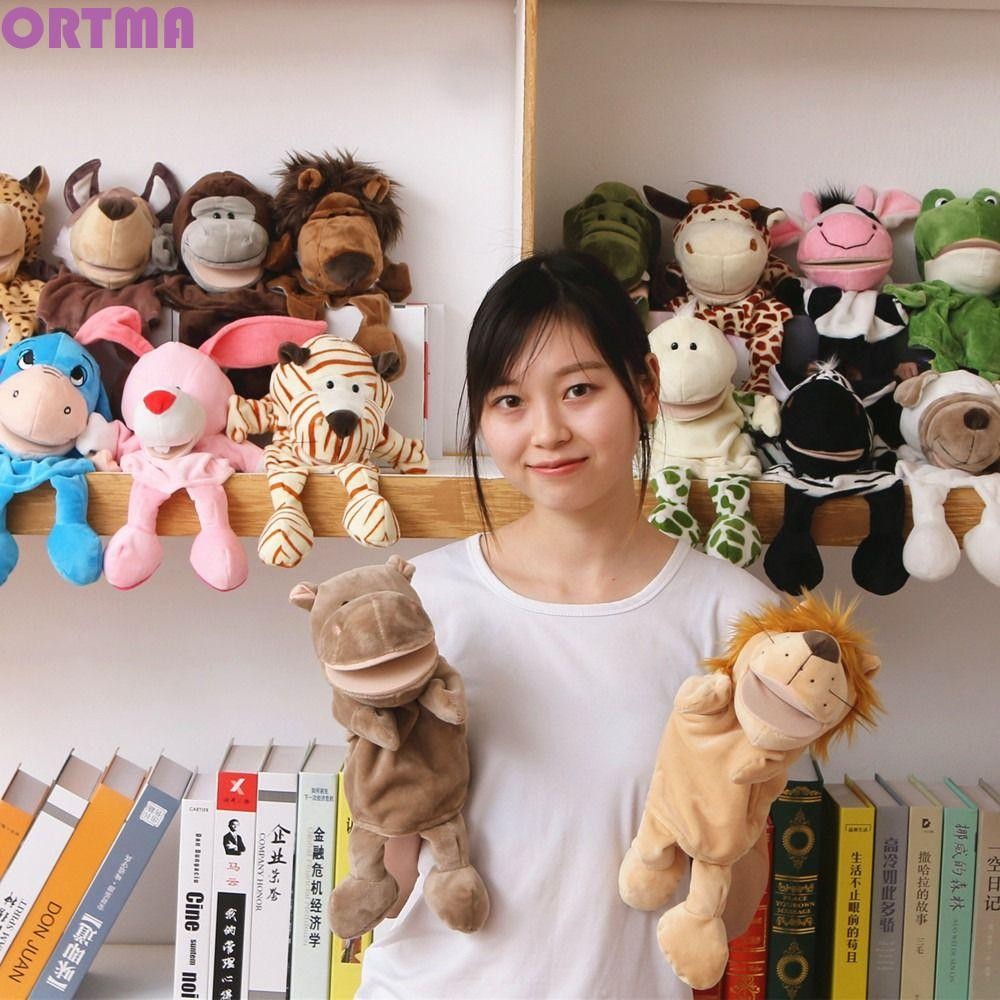 ORTMA Plush Hand Doll, Appease Toys Stuffed Animals Animal Hand Puppet ...