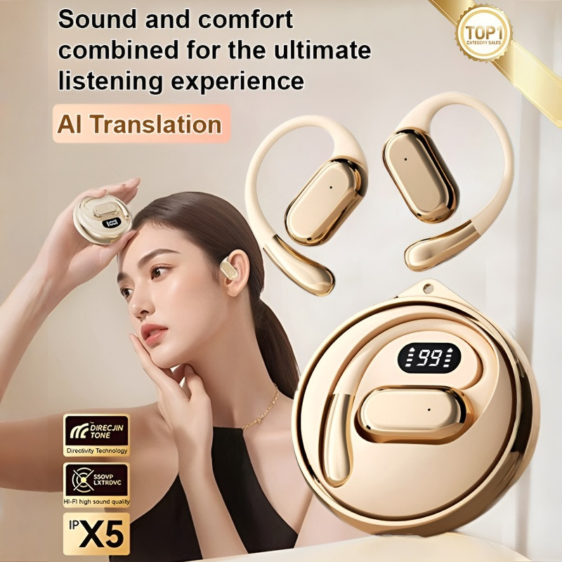 ai translation wireless headset Smart Headphones Low latency InEar High ...