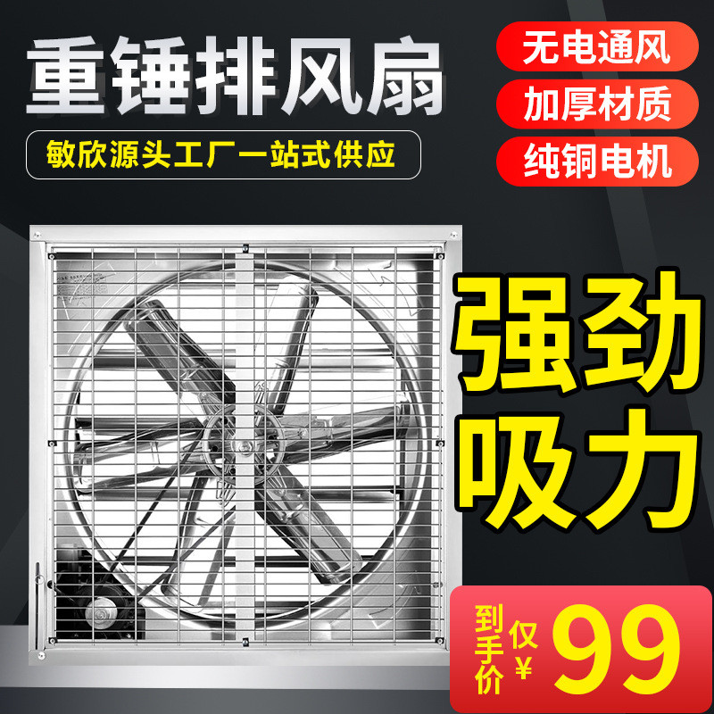 Dongguan Minxin Industrial Plant Ventilation Exhaust Fan Garage ...
