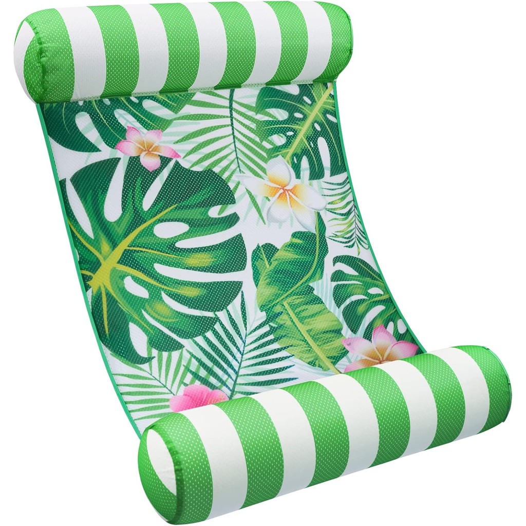 WERNNSAI Pool Floats for Adults - Inflatable Water Hammock Fabric Mesh ...