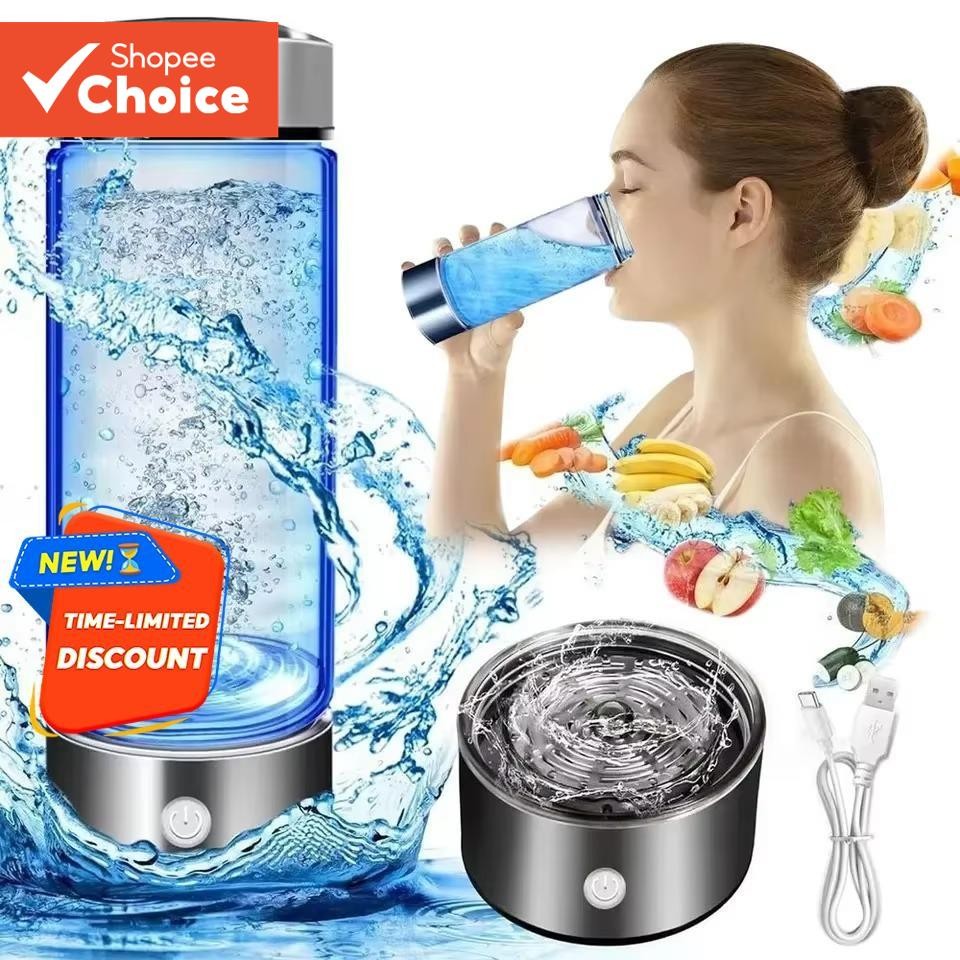Rich Hydrogen Oxygen Water Cup H2 Inhalation Device Water Bottle SPE ...