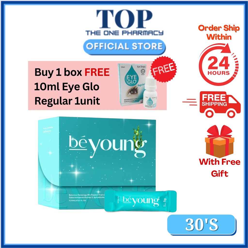 Beyoung Gut-Brain-Skin Axis Booster- 30 sachets [Foc 10ml Eye Glo ...