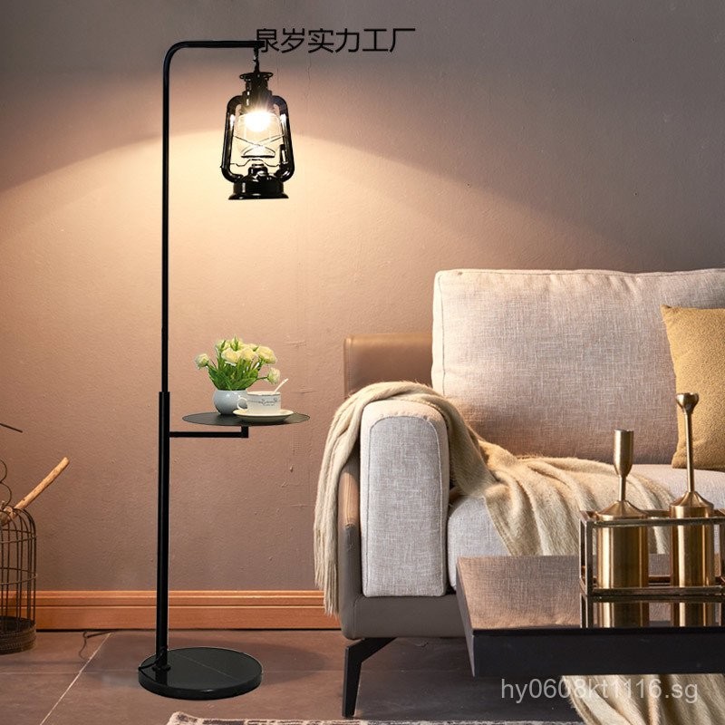 Kerosene lamp Standing American Style Floor Lamp Horse Lamp Living Room ...