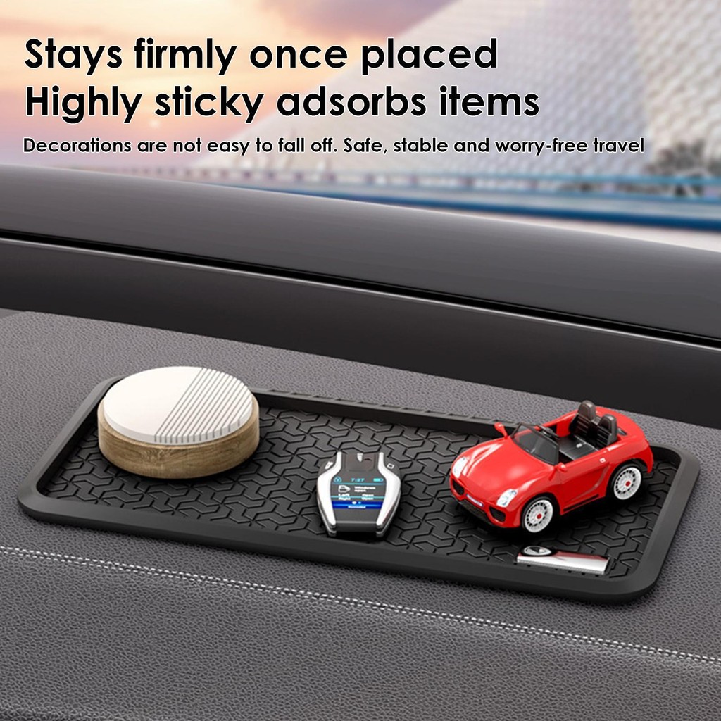 Car Dashboard Non Slip Mat Extra Large Anti-Slip Car Dashboard Mat with ...