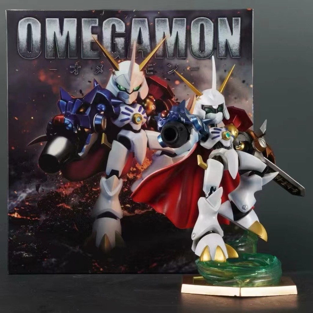 Digimon Anime Peripheral Model Omegamon Figure GK Model Figurine Doll ...