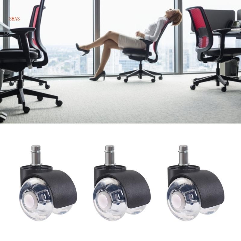 Shas Heavy Duty Mute Caster Wheel Smooth Glides Casters for Office ...
