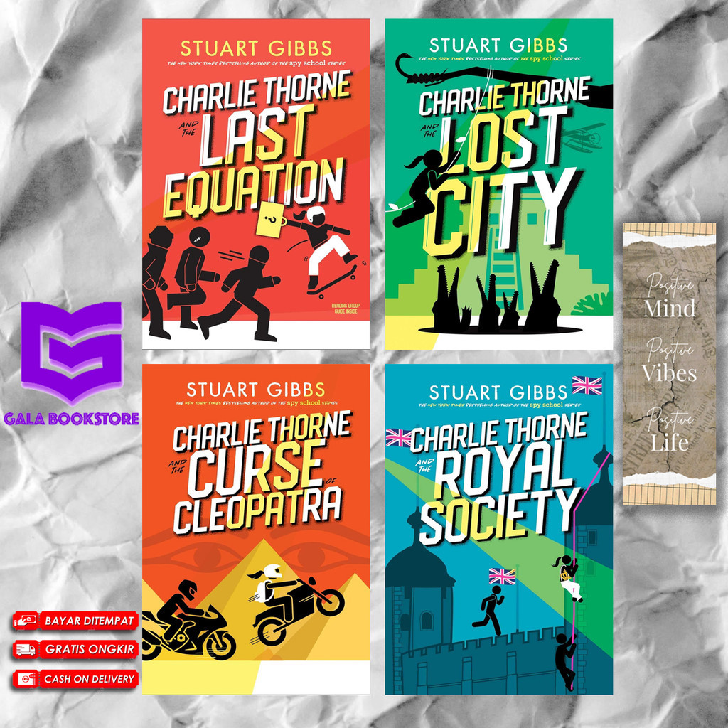 Charlie Thorne book series By Stuart Gibbs (English) | Shopee Singapore