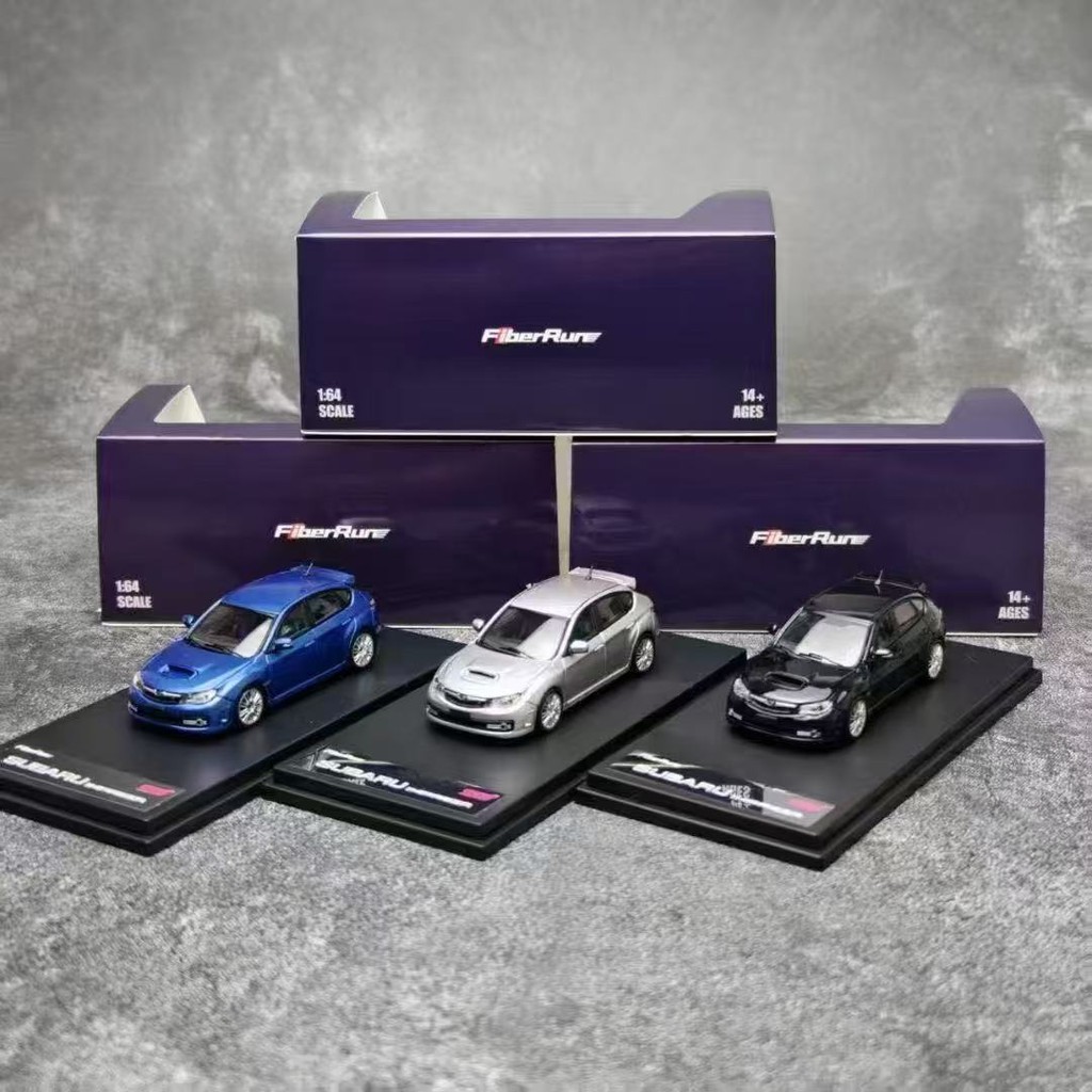 FiberRun 1/64 Subaru Impreza WRX STI 2009 3th generation Diecast car ...