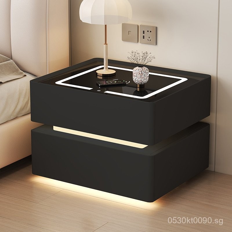 Lockable Multifunctional Luxury Bedroom Simple High-End Charging ...