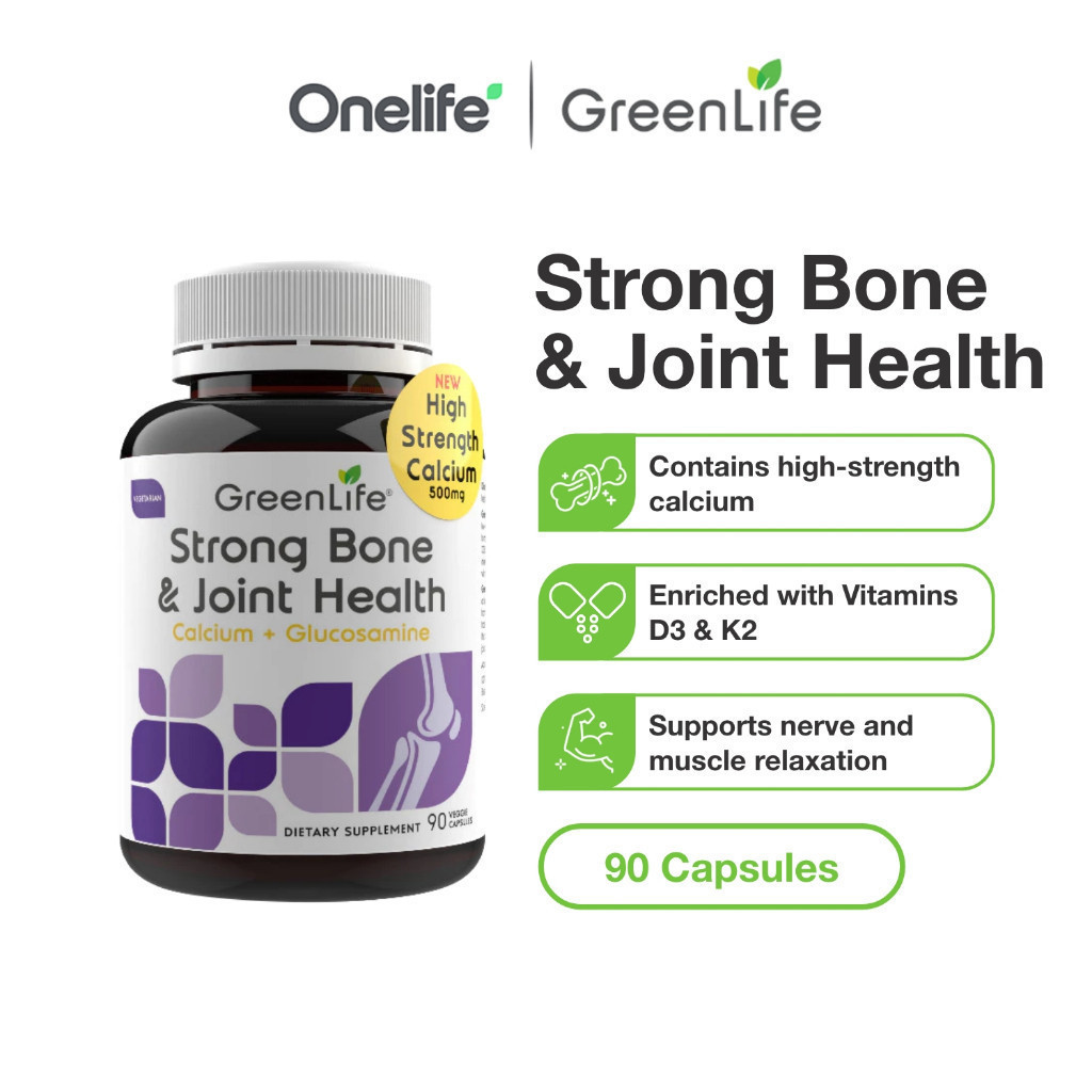 GreenLife Strong Bone & Joint Health (Calcium & Glucosamine) | Shopee ...