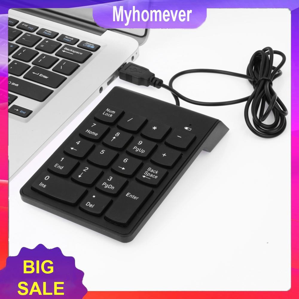 New USB Mini 18-keys Num Pad Numeric Number Keypad Keyboard for Laptop Note | Shopee Singapore