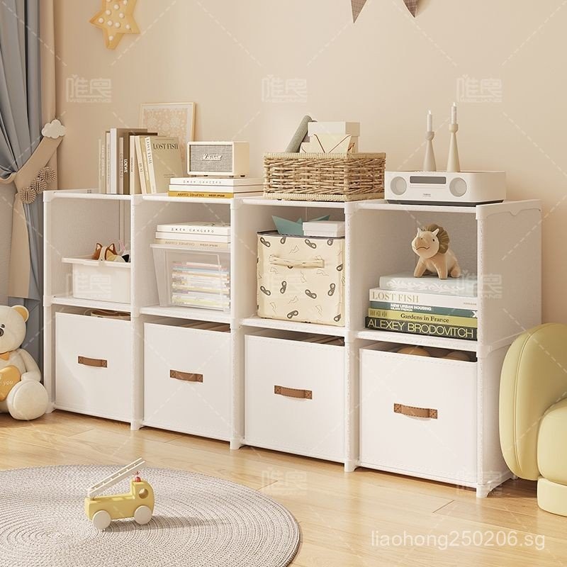 Cabinet Layered Rack Floor Storage Cabinet Simple Low Cabinet Bookshelf ...