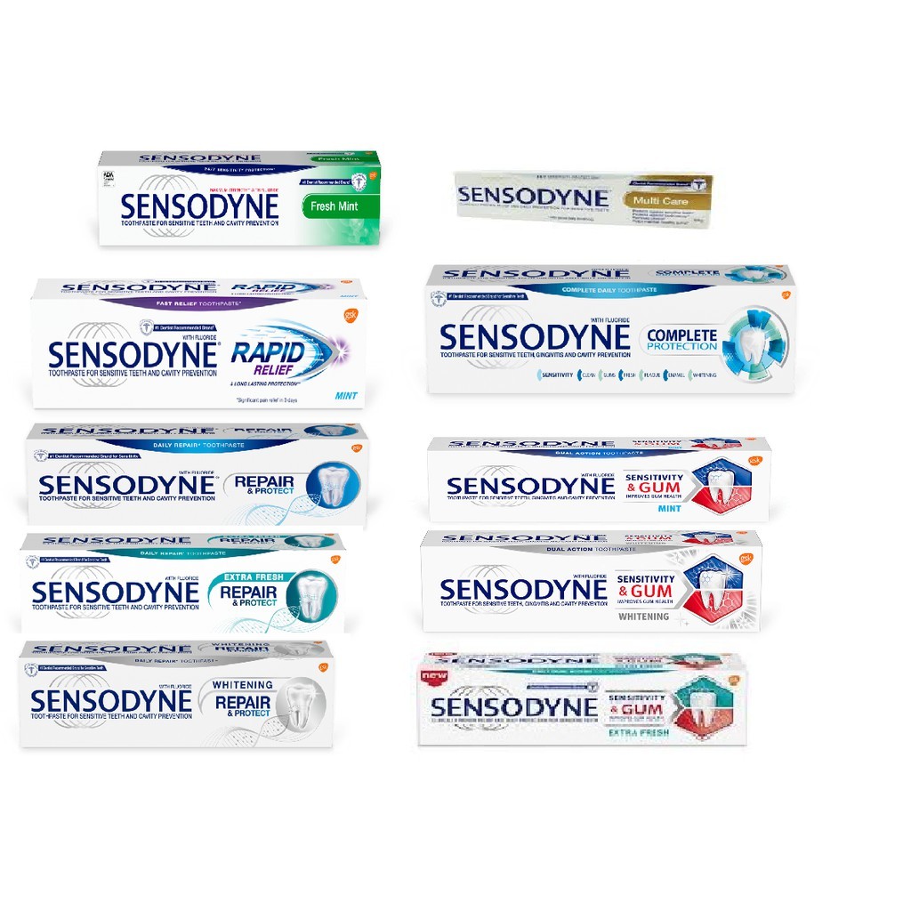 Sensodyne Toothpaste SERIES - 100G / 75G | Shopee Singapore
