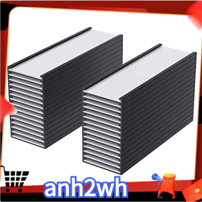30 Pack C Channel Magnetic Label Holders Holder 1 X 3 in with Magnets ...