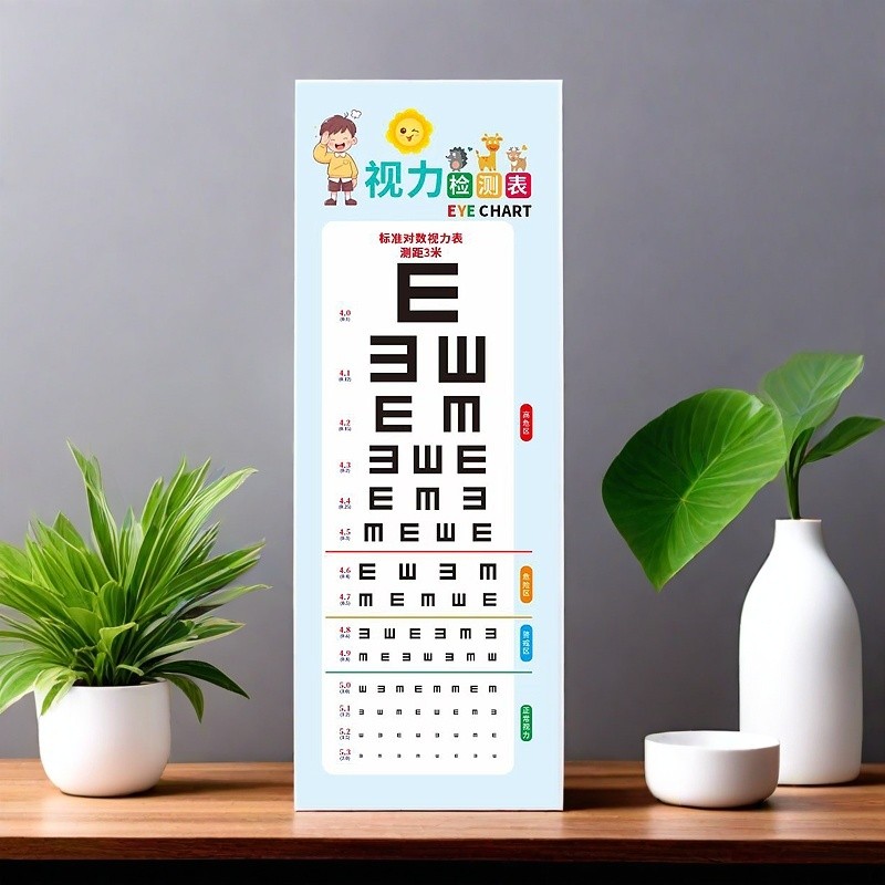Optical Shop Vision Chart Home Hanging Chart Wall Sticky Standard ...