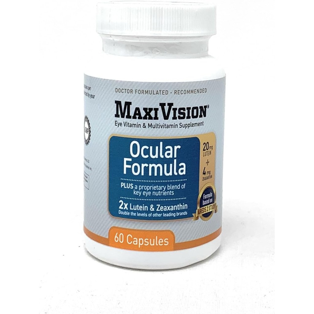 MaxiVision® Ocular Formula - AREDS2 - Eye Vitamins & Multivitamin ...