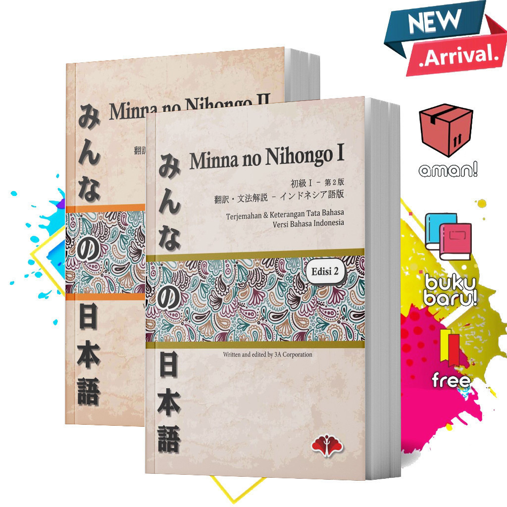 MINNA NO NIHONGO I & II (ADDITIONAL & GRAMMAR SKILL IN INDONESIAN ...