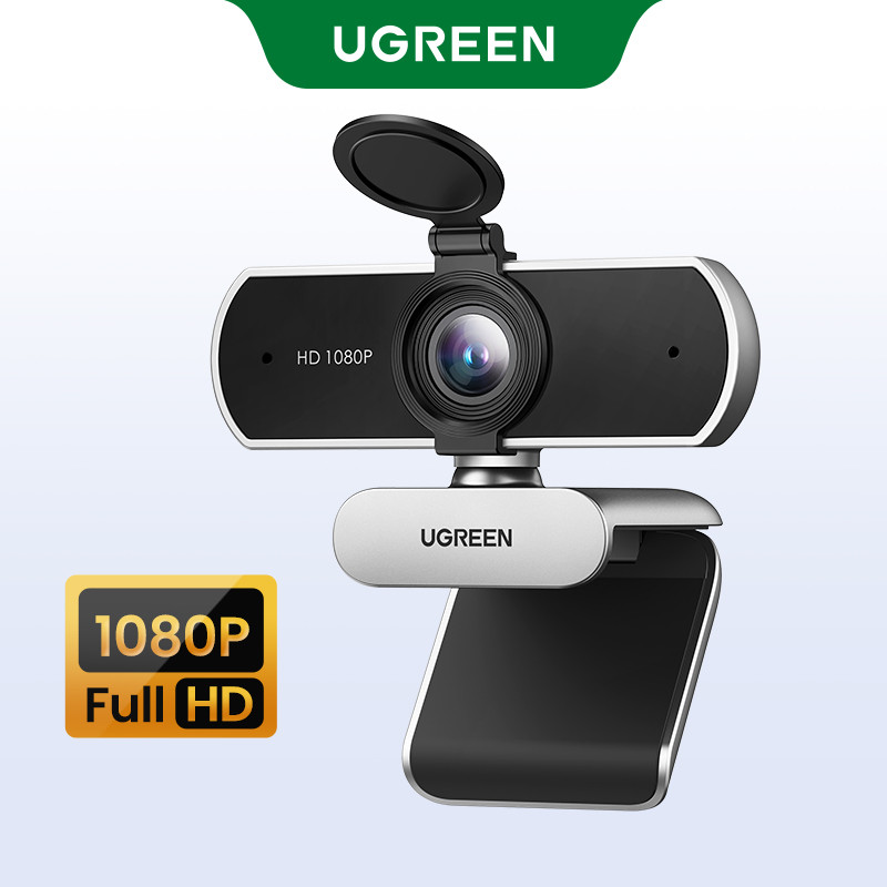 UGREEN 1080P 30FPS HD Webcam Fixed Focus USB with Lens Protection Cap ...