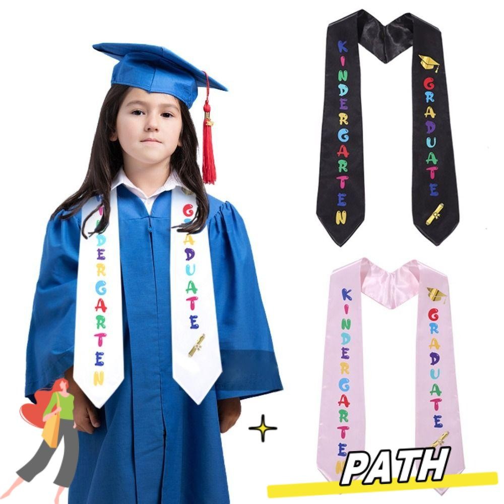 PATH Graduation Robes Celebration Photo Props Gift Black Sashes ...