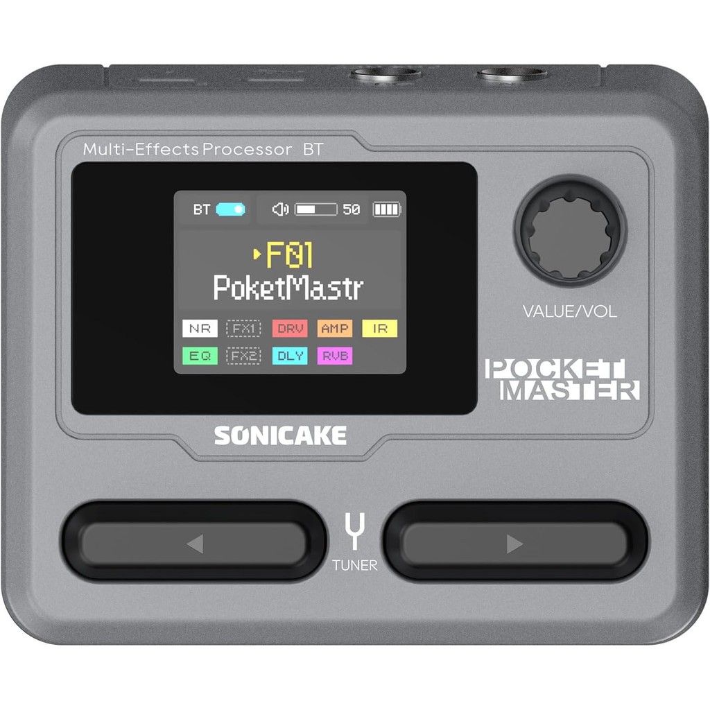 SONICAKE Pocket Master-Multi Effects Guitar Pedal with 9 Effects ...