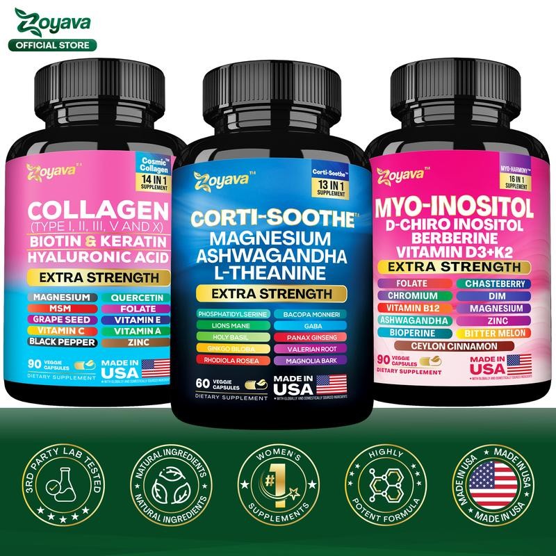 She Shines Set - Zoyava Ultimate Women's All-in-One Supplement with ...