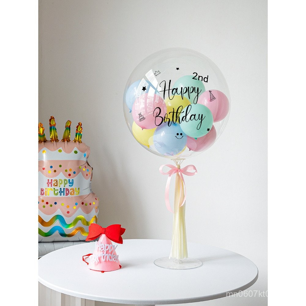 Decoration ins Balloon Arrangement Wave Ball Table Floating Children's ...