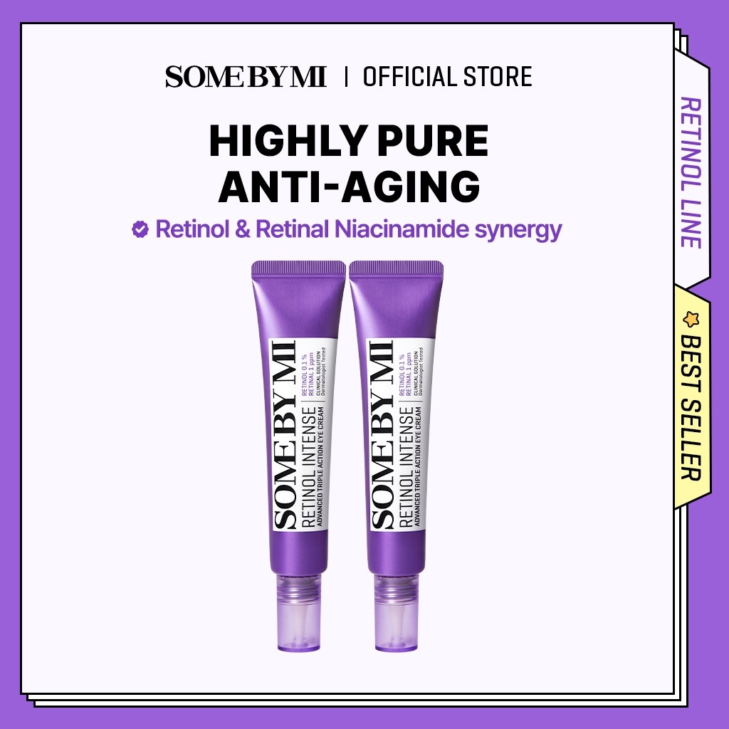 [SOME BY MI] [Bundle of 2] Retinol Intense Advanced Triple Action Eye ...