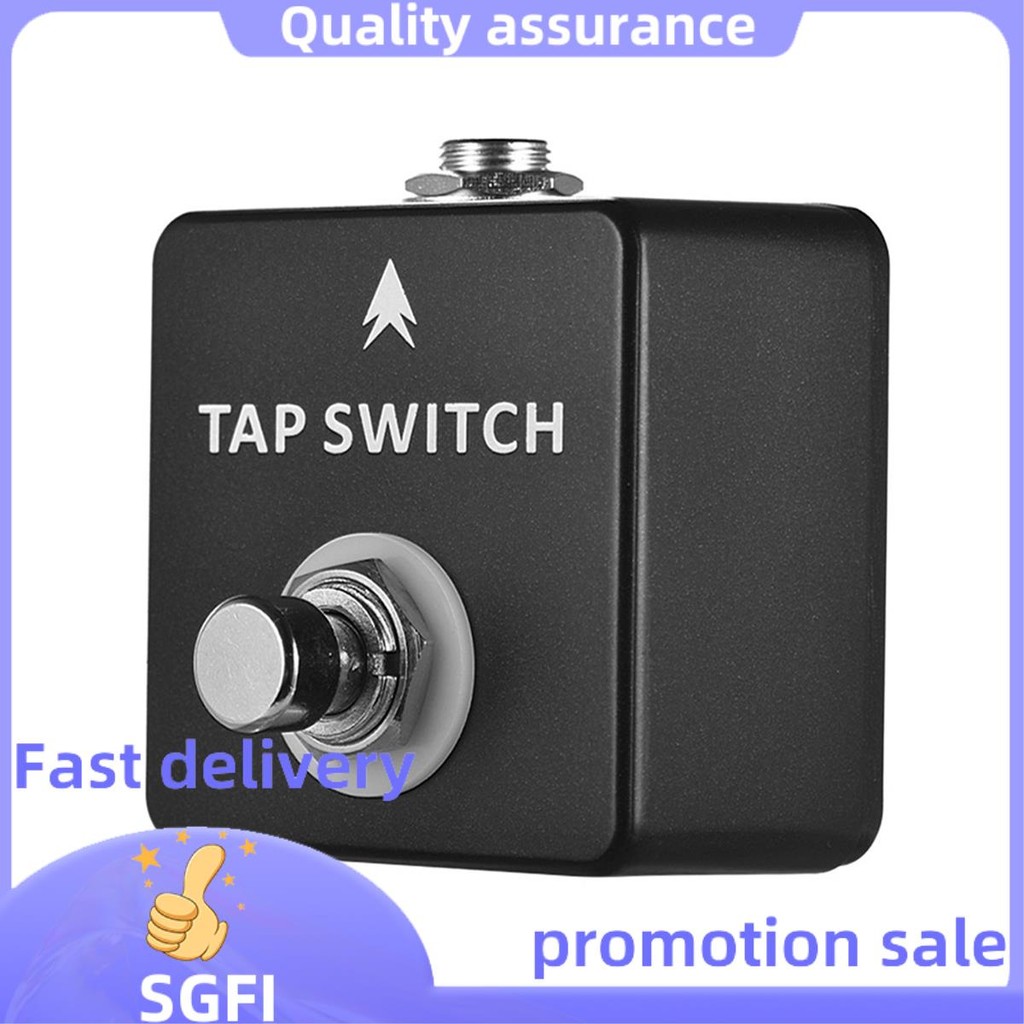 TAP SWITCH Tap Tempo Switch Pedal Metal.fivepointsg | Shopee Singapore