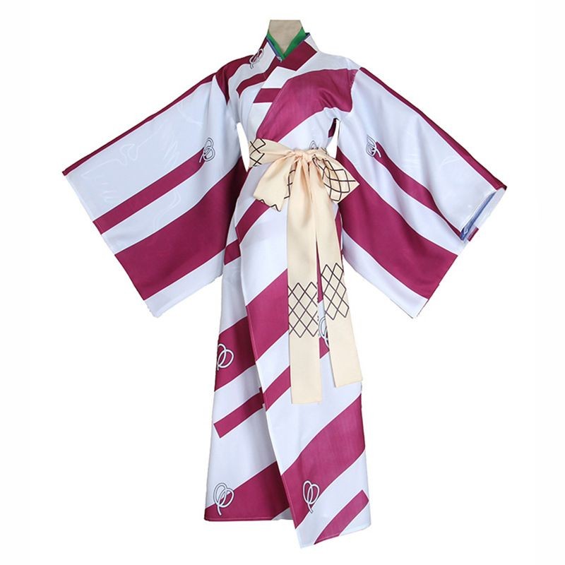 Inuyasha Kagura printed kimono cosplay printed kimono Costume cos Suit Ready Stock Two ...