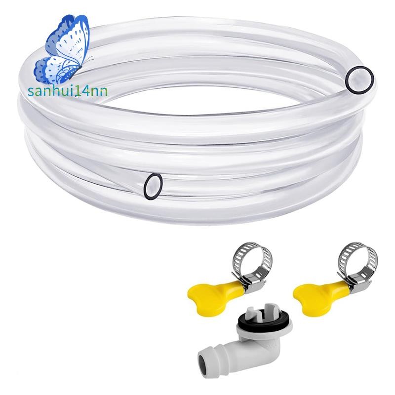 10Ft Portable Air Conditioner Drain Hose, AC Drain Hose Kit, Drain Hose ...